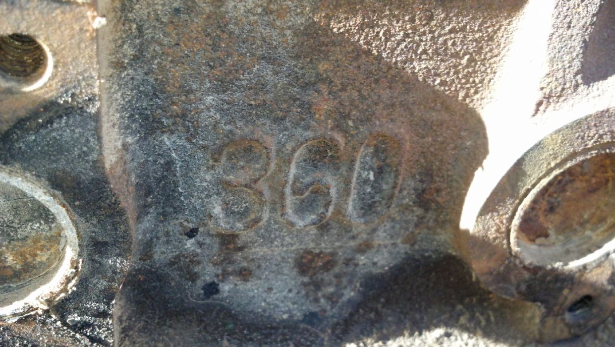 NUMERO MOTEUR USA IDENTIFICATION