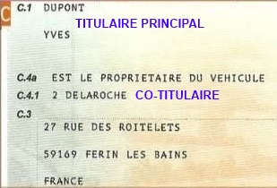 SAVOIR LIRE et DECODER SA CARTE GRISE.