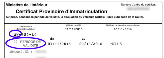 SAVOIR LIRE et DECODER SA CARTE GRISE.